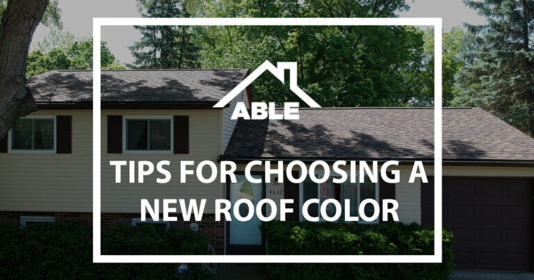 Tips for Choosing a New Roof Color - Able Roof